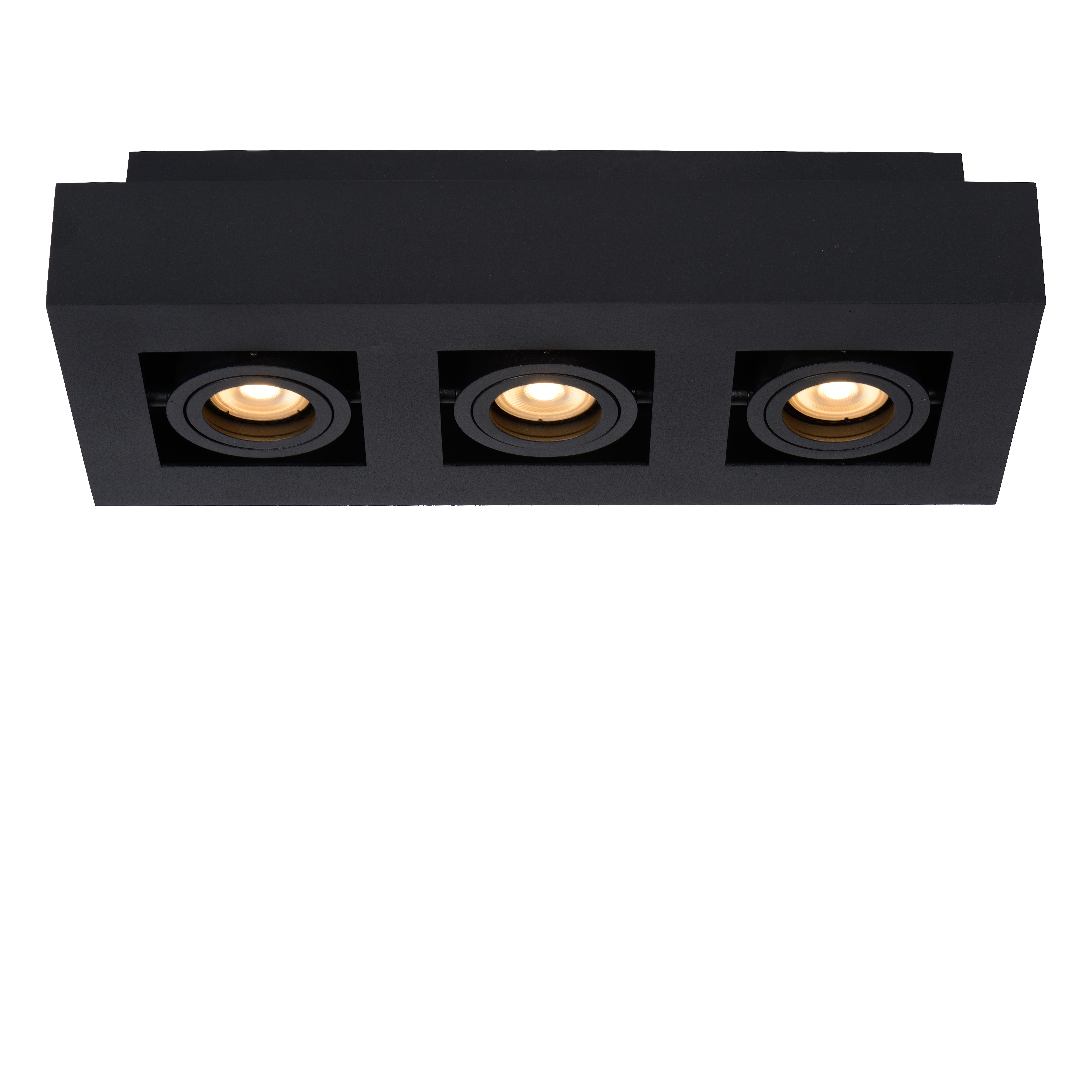 Lucide XIRAX - Plafondspot - LED Dim to warm - GU10 - 3x5W 2200K/3000K ...