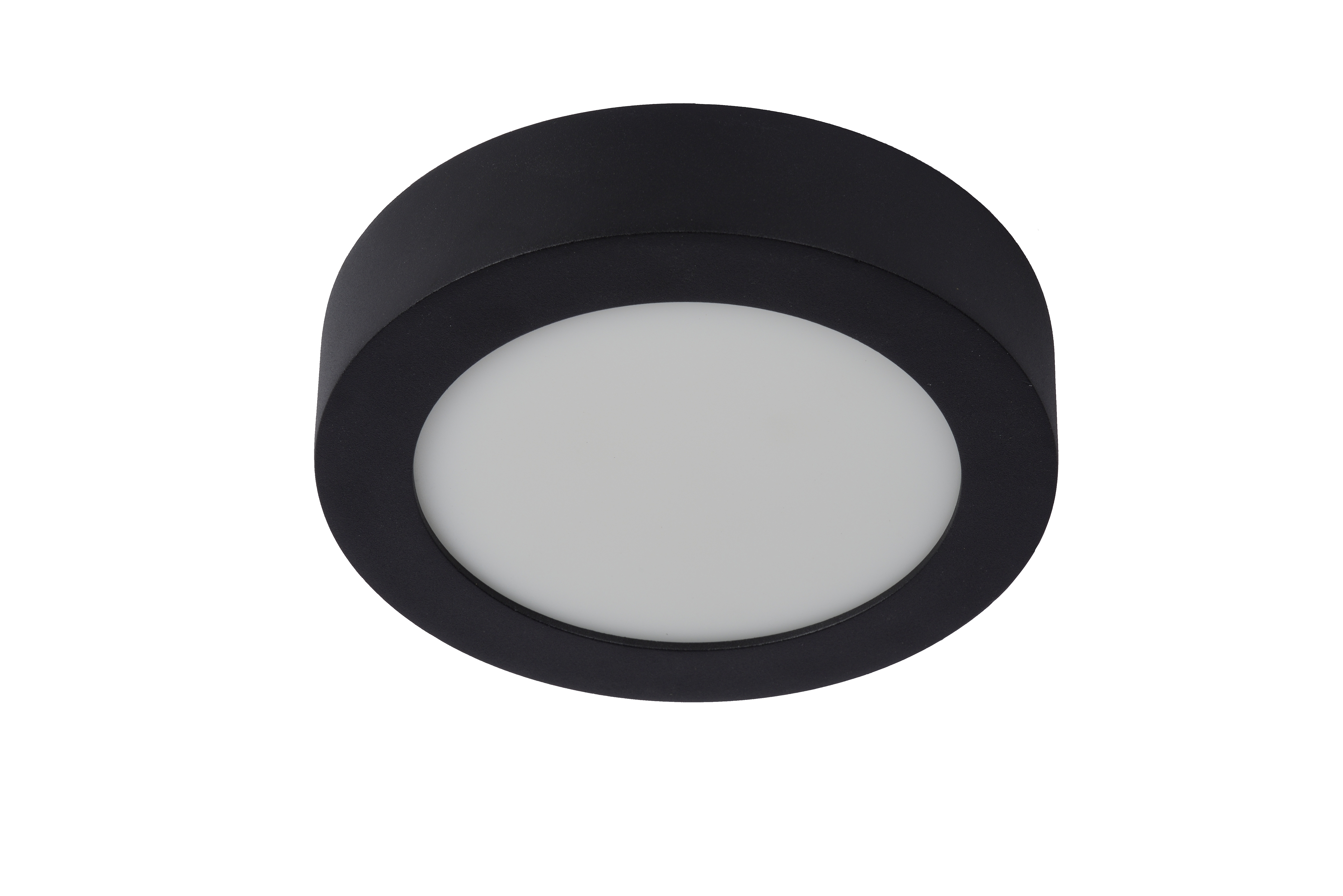 Lucide BRICE-LED - Flush ceiling light Bathroom - Ø 18 cm - LED Dim ...