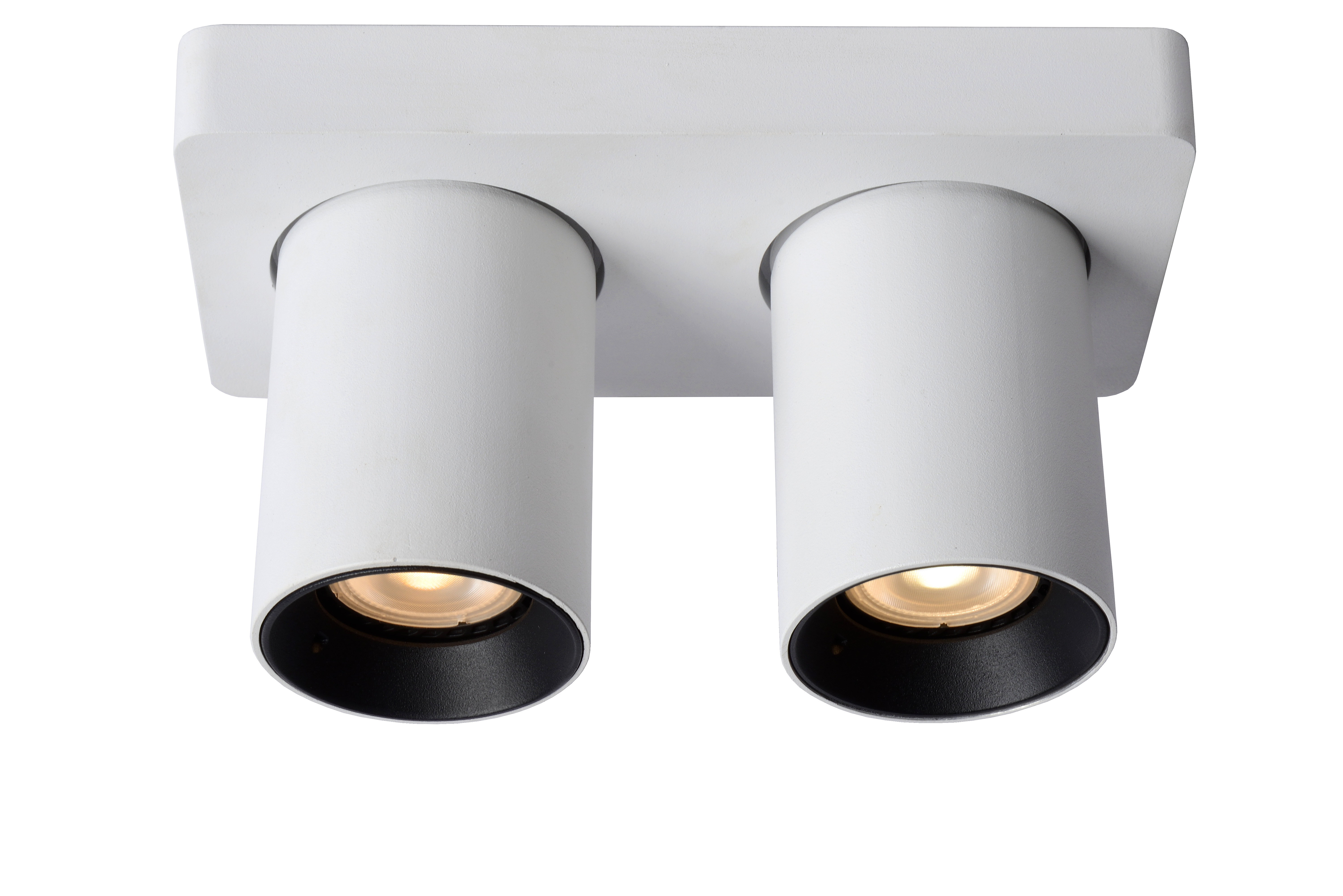 Lucide NIGEL - Ceiling spotlight - LED Dim to warm - GU10 - 2x5W 2200K ...