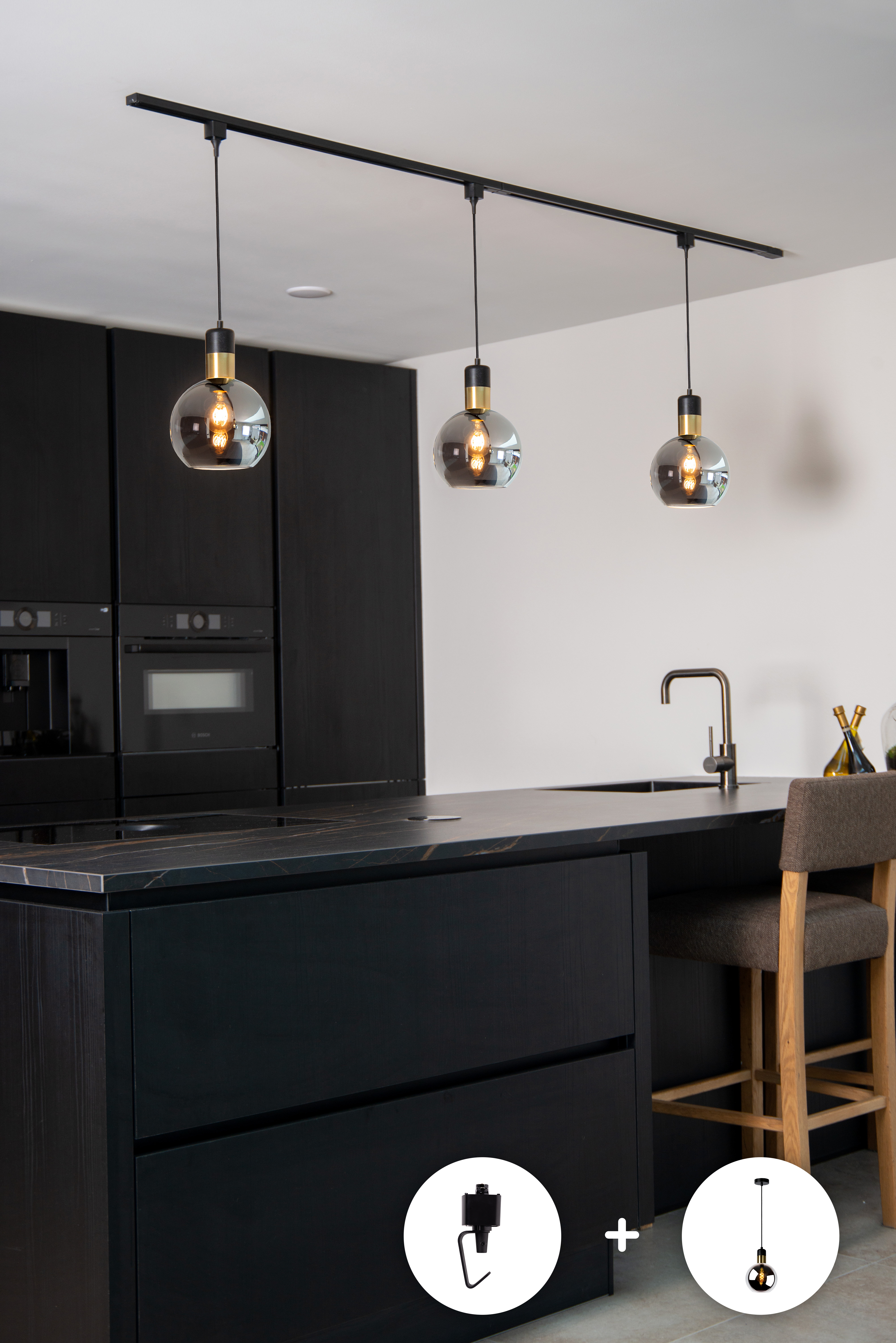 Pendant Lighting Track System For Kitchen Island | Shelly Lighting