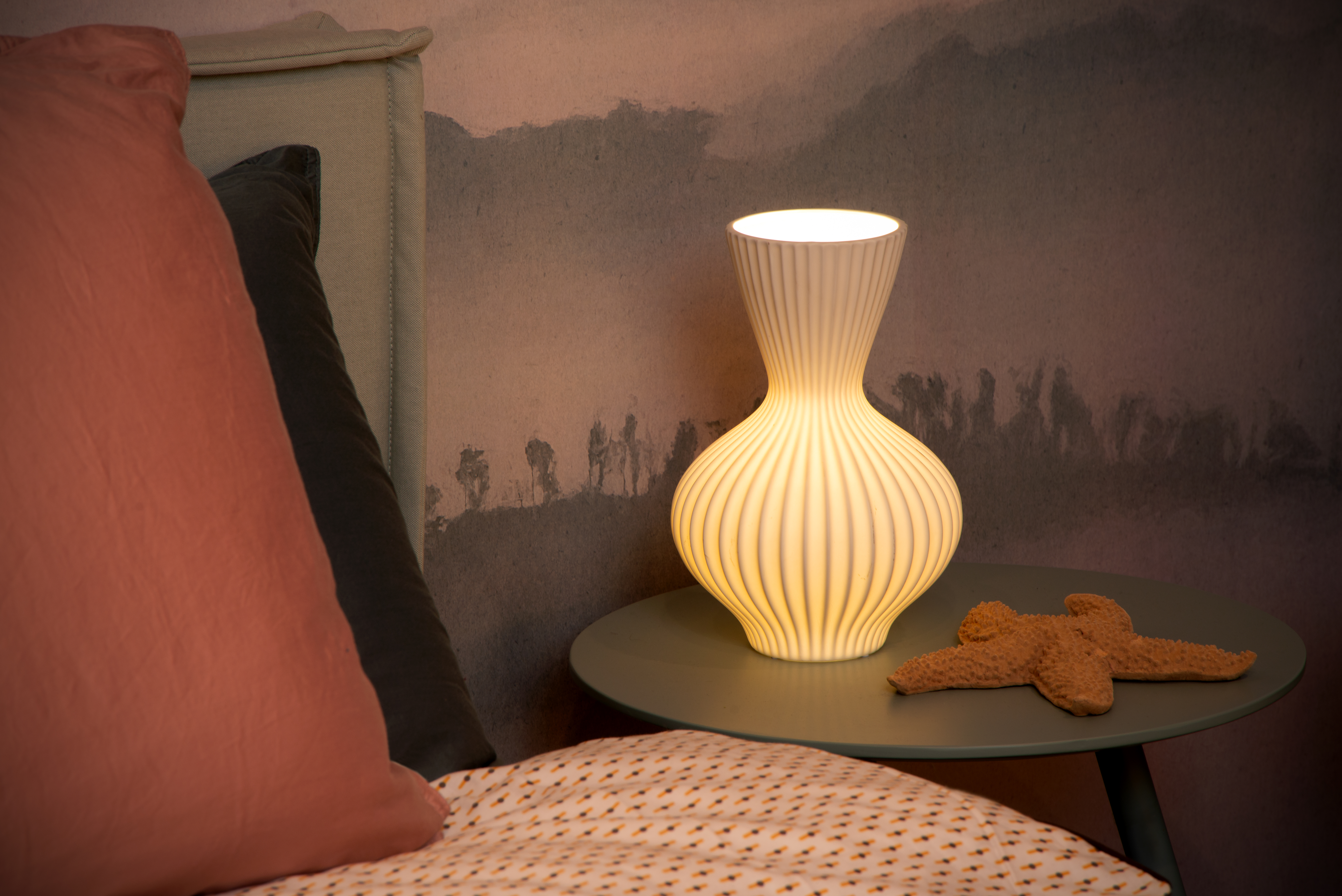 Lucide MOMORO - Table lamp - 1xE14 - White