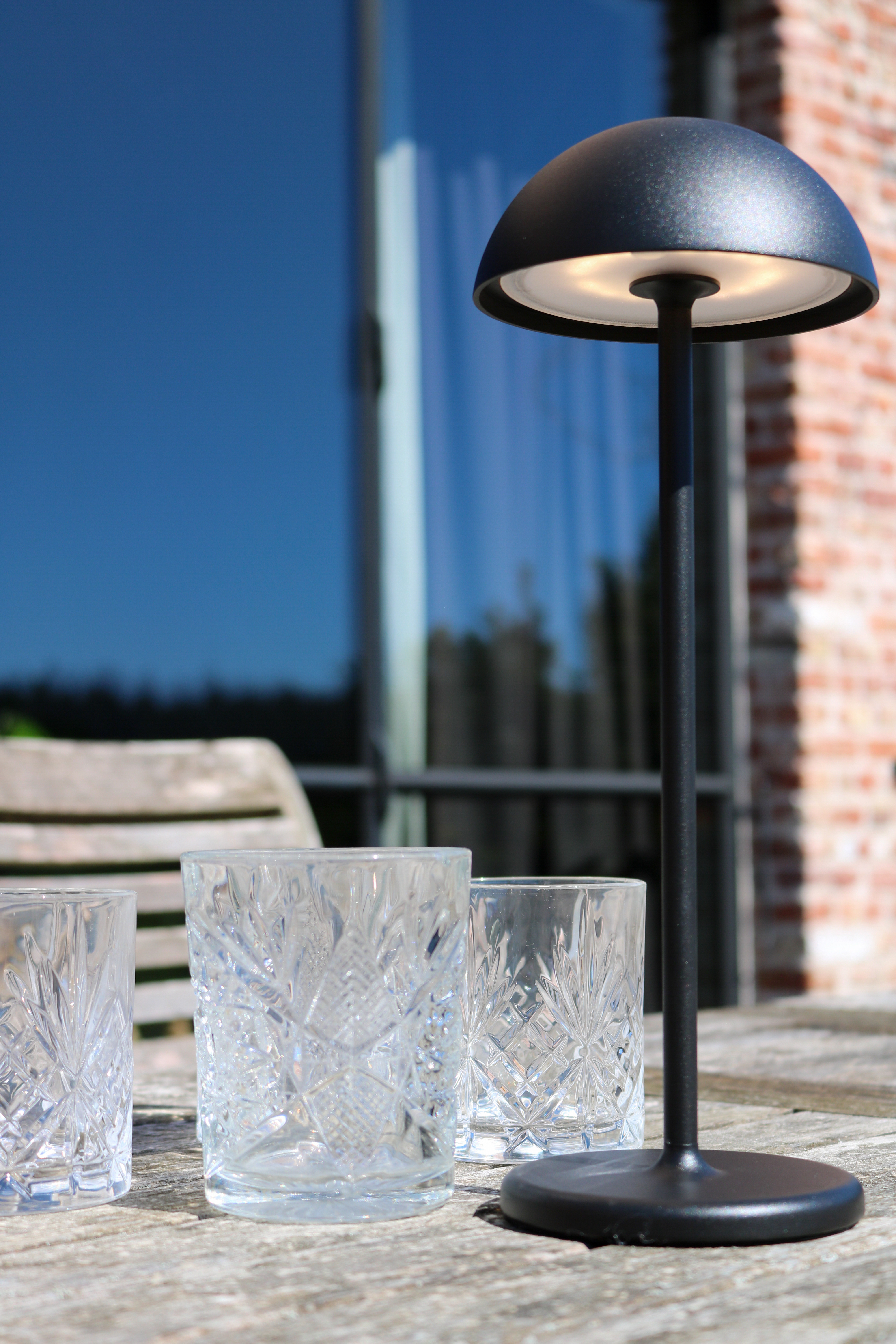 Lucide JOY - Rechargeable Table lamp Indoor/Outdoor - Battery pack - Ø ...