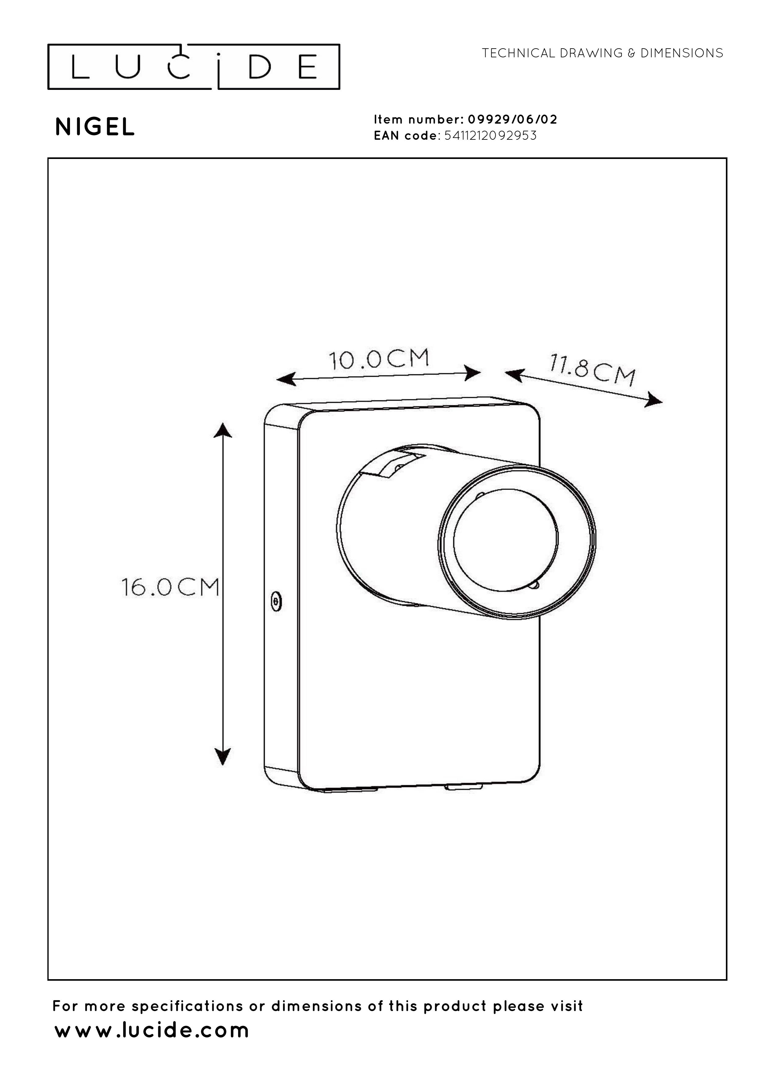 Lucide NIGEL - Bedlamp / Wandlamp - LED Dim to warm - GU10 - 1x5W 2200K ...