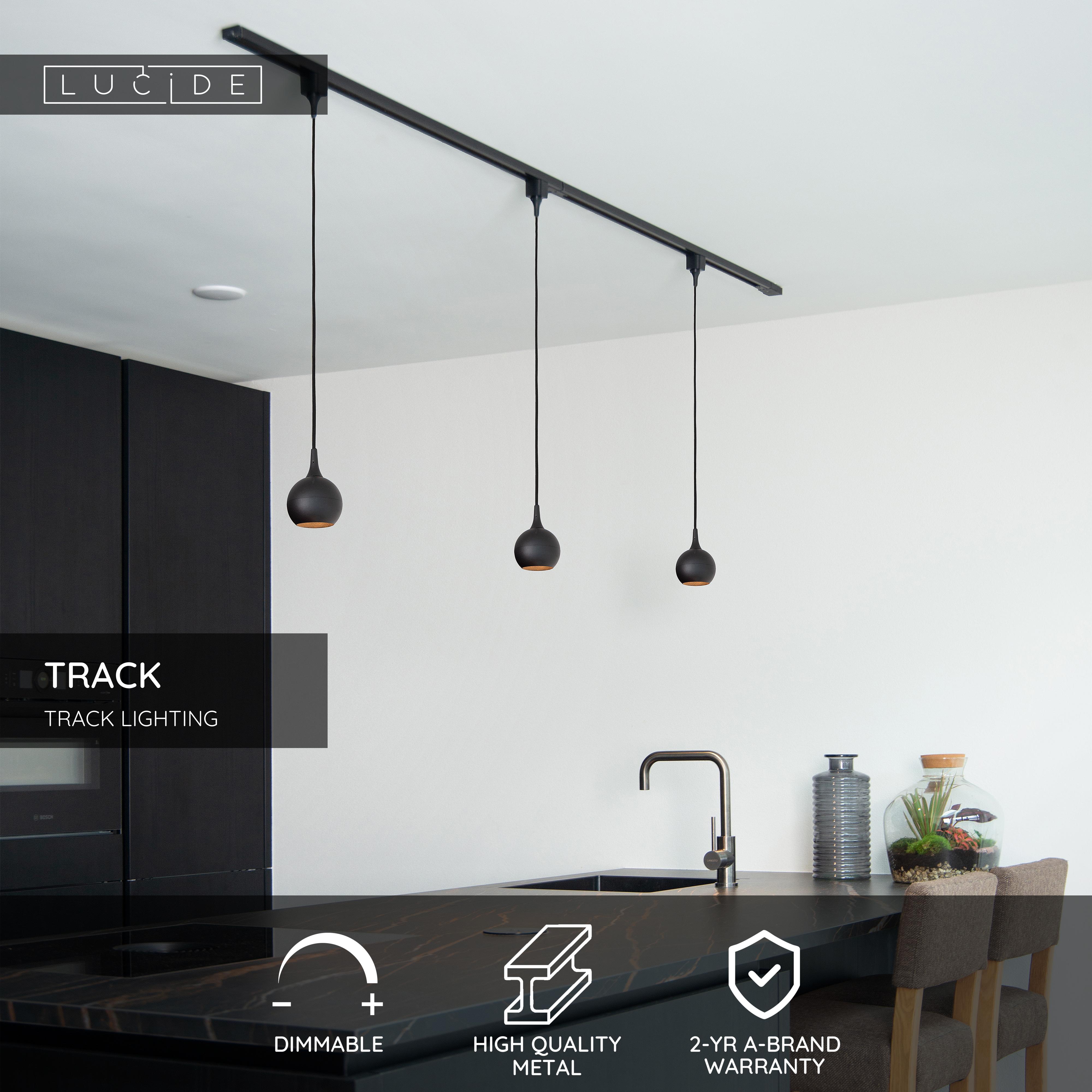Lucide TRACK Starter set - 1-circuit Track lighting system - 2 meters ...