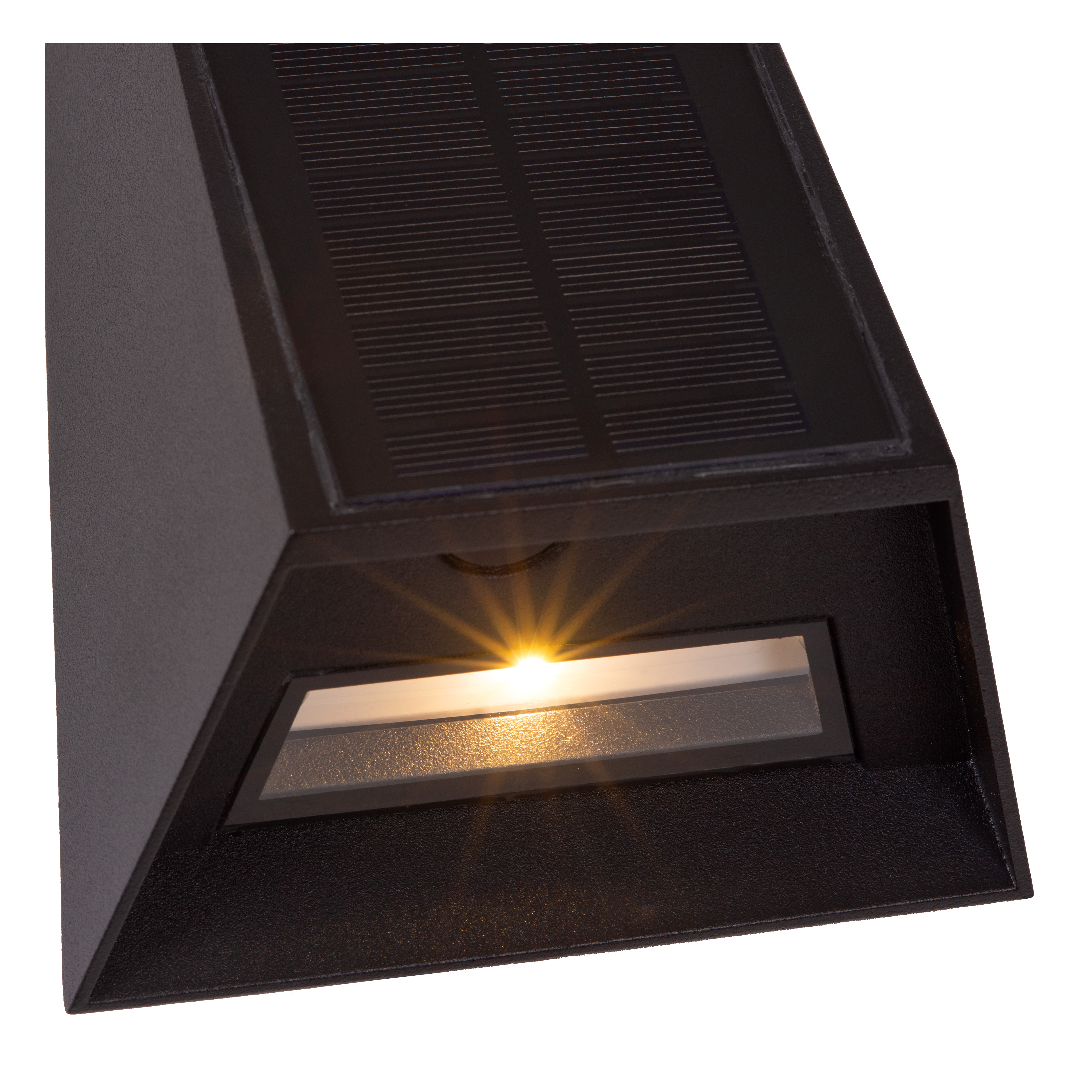 Lucide LUTON - Wall light Indoor/Outdoor- Solar - LED Dim. - 1x1W 2850K ...