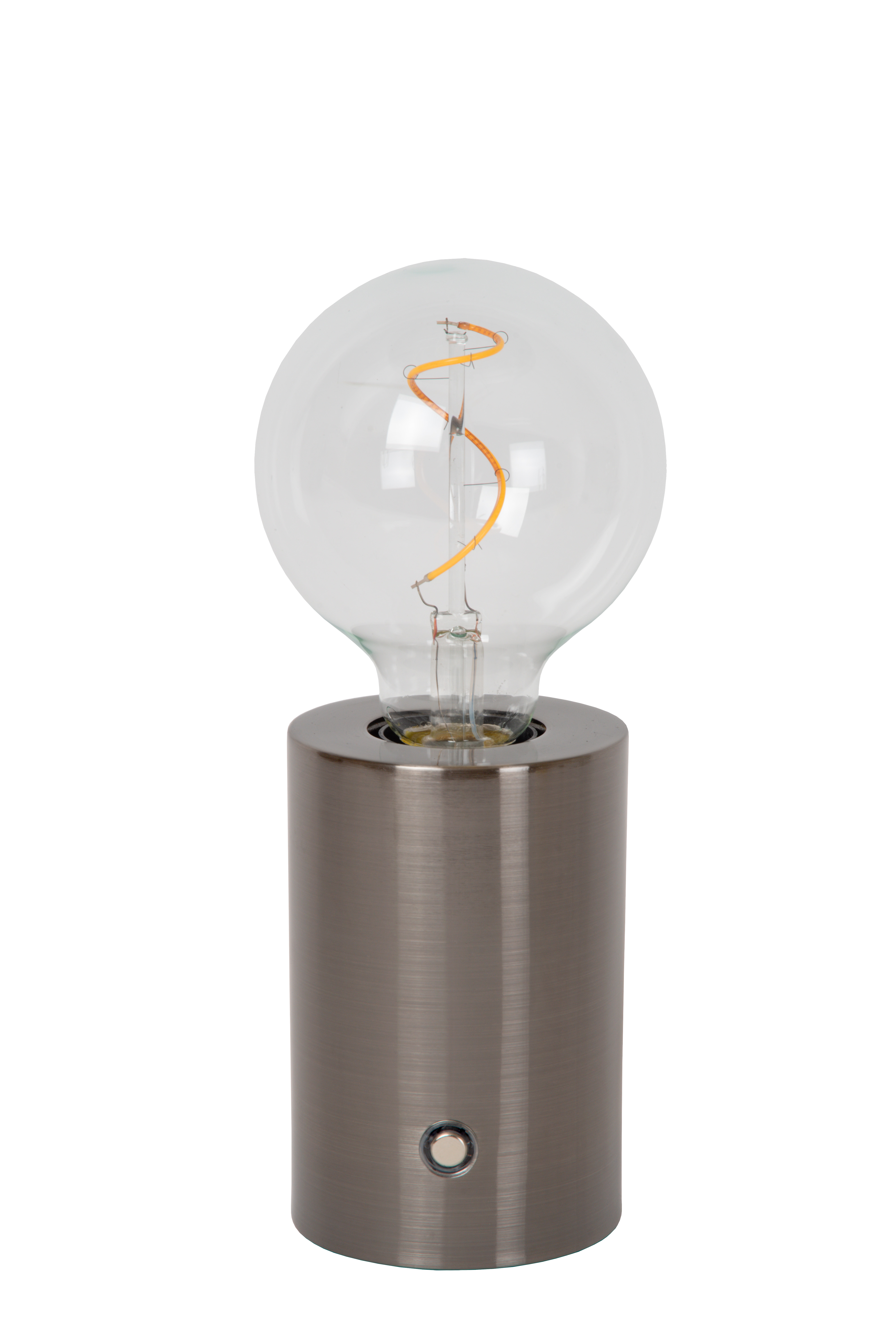 Lucide VIVO - Rechargeable Table lamp - Battery pack - Ø 8 cm - LED Dim ...
