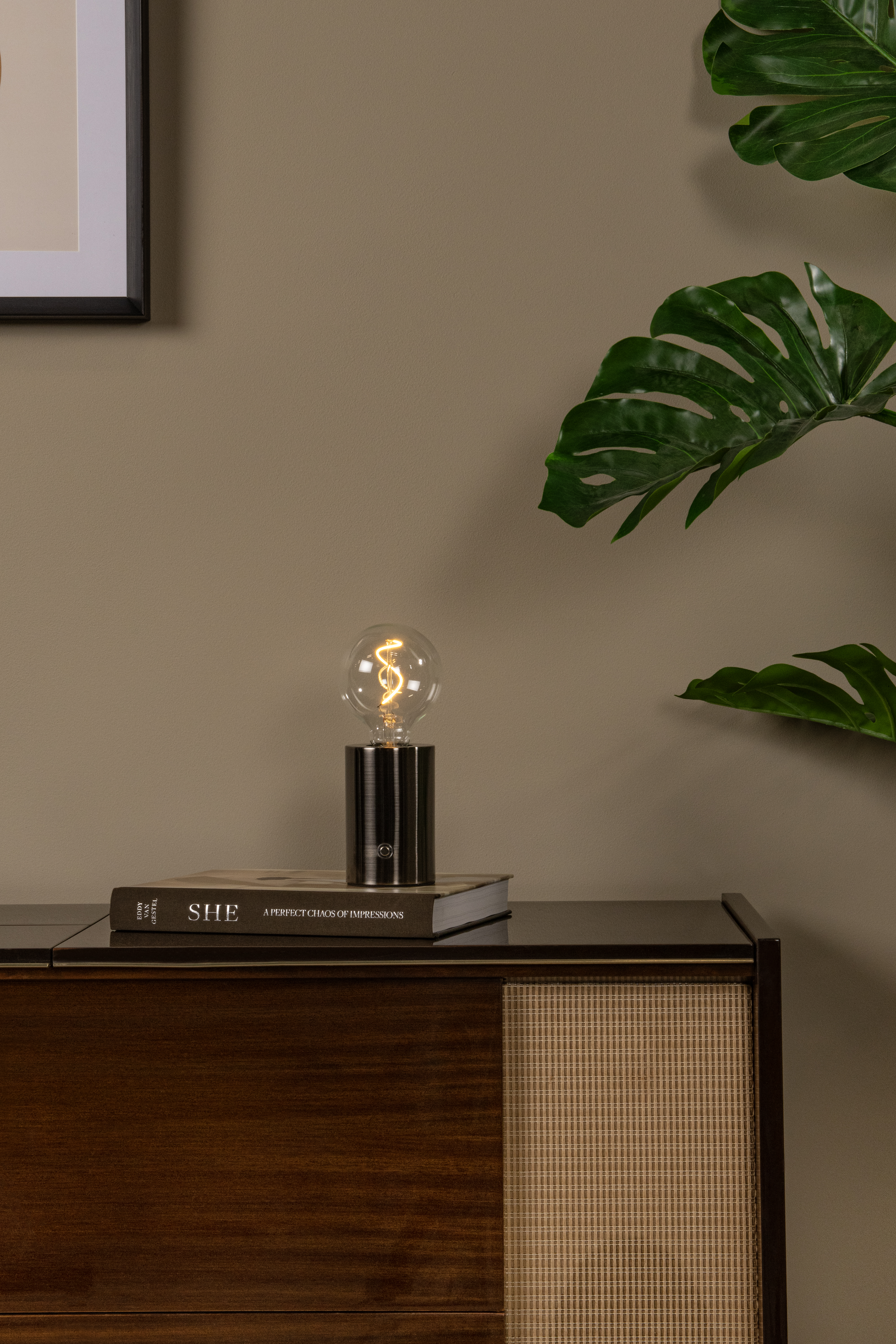 Lucide VIVO - Rechargeable Table lamp - Battery pack - Ø 8 cm - LED Dim ...