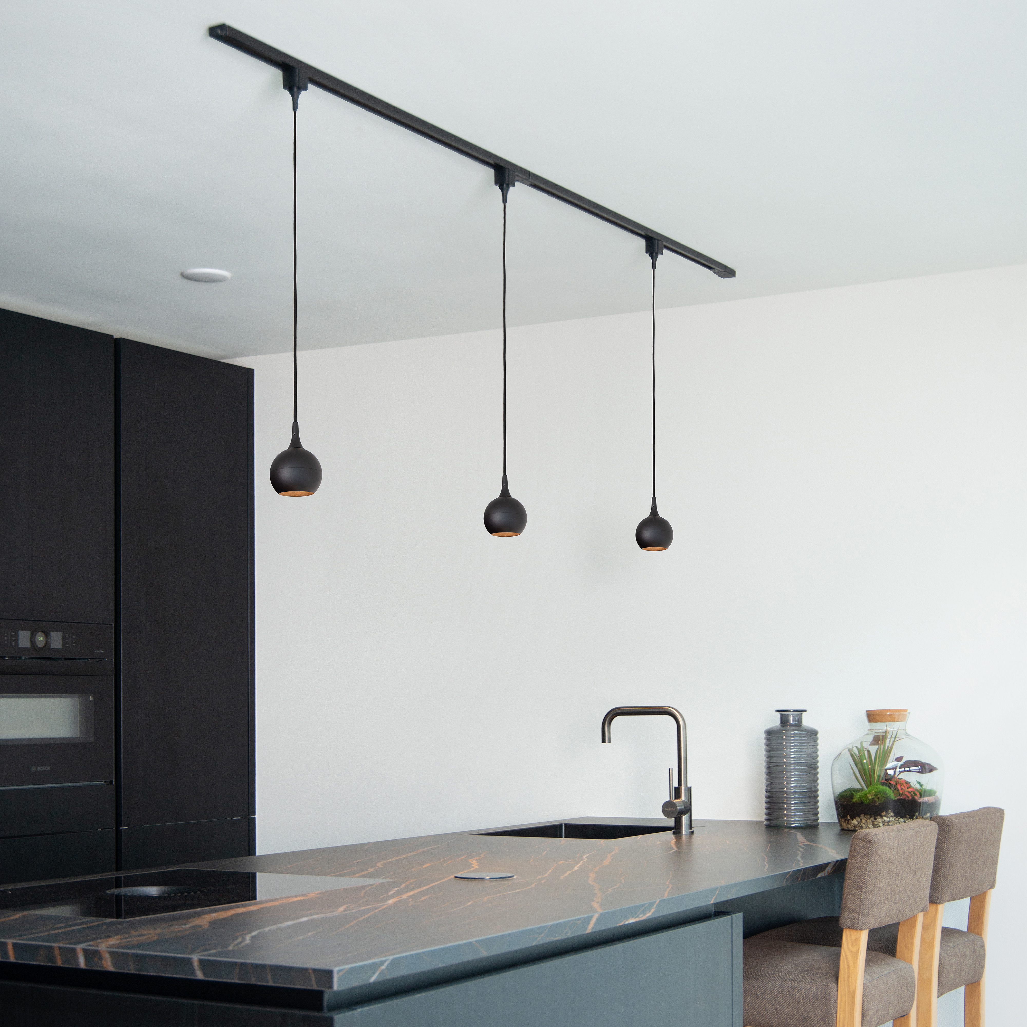 Lucide TRACK Starter set - 1-circuit Track lighting system - 2 meters ...