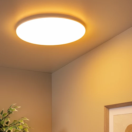 Lucide OLSON - Flush ceiling light Bathroom - Ø 45 cm - LED - CCT ...